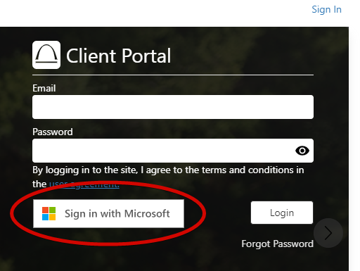 Signing into Client Portal with Microsoft 365 credentials – Medcor